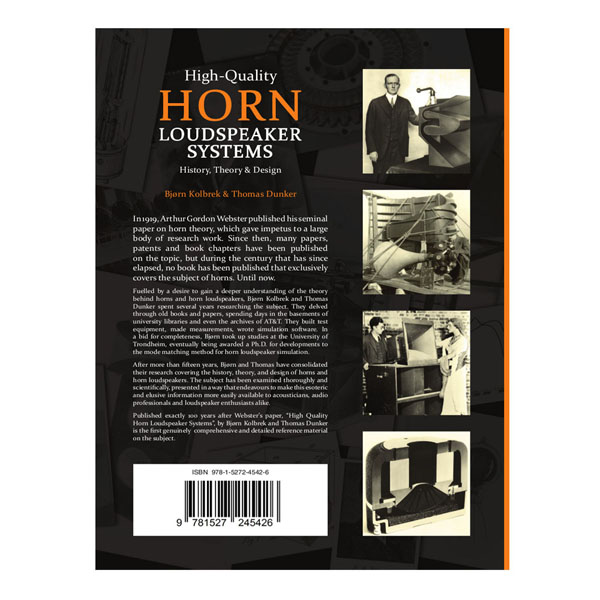 High Quality Horn Loudspeaker Systems by Bjørn Kolbrek and Thomas Dunker